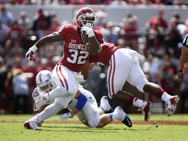 Samaje Perine declares for NFL draft; OU Sooners running back leaves as all-time rushing leader ...