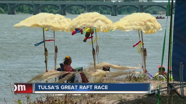 Tulsa’s Great Raft Race 2016: Around 800 participate, make homemade ...