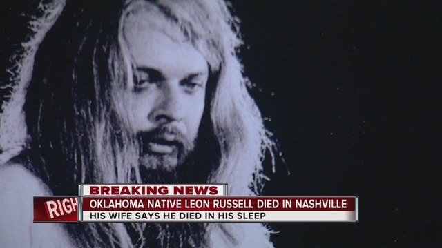 Hall of Fame rocker Leon Russell dies at age 74, says wife - KJRH.com