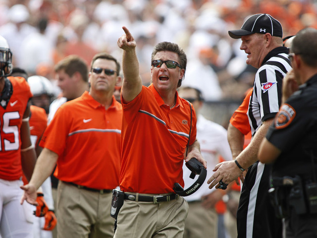Mike Gundy Mullet: Photos of OSU Cowboys' coach's hair during the 2016 ...