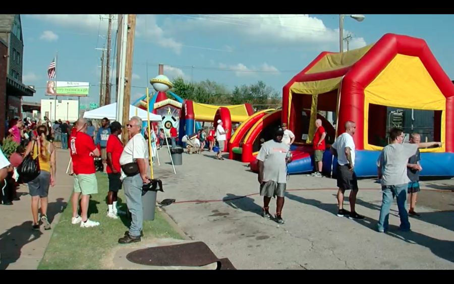 A downtown mission held a block party for homeless after 'roughest ...