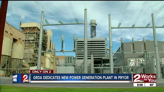 GRDA dedicates new natural gas turbine in Pryor - KJRH.com