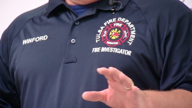 Tulsa Fire Investigators teach high school seniors about their ...