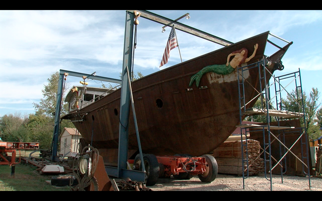 Hundreds of volunteers help Tulsa man build massive steel sailboat in ...